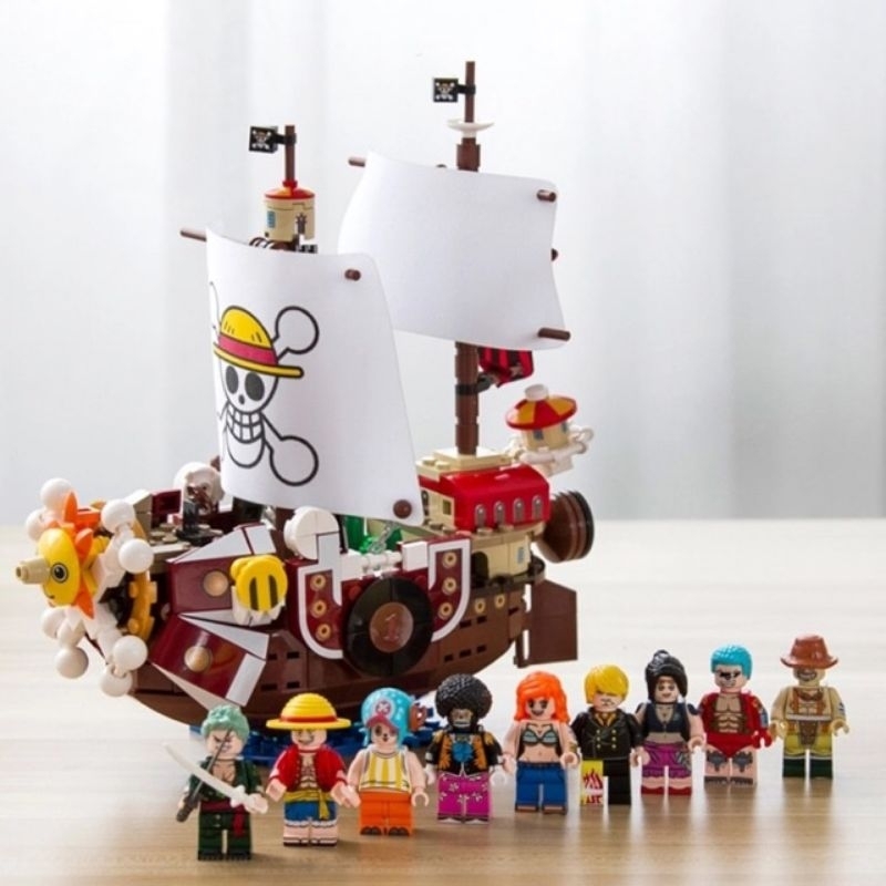 Jual ONE PIECE THOUSAND SUNNY SHIP Bricks SY6299 432pcs Bricks Kapal ...