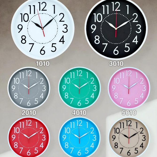 Jual Jam Dinding Minimalis Banyak Warna Model Baru Ukuran Besar 28 cm ...