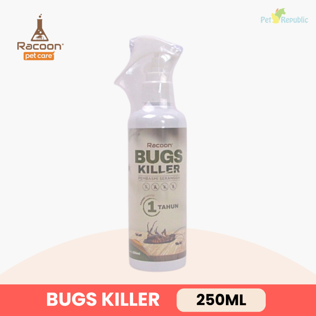 Jual RACOON Pembasmi Serangga Bugs Killer Spray 250ml | Shopee Indonesia