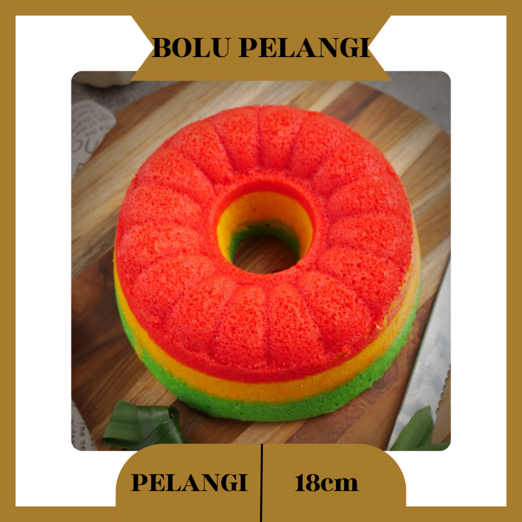 Jual Rainbow Cake / Bolu Kukus / Kue Bolu Kukus Pelangi | Shopee Indonesia
