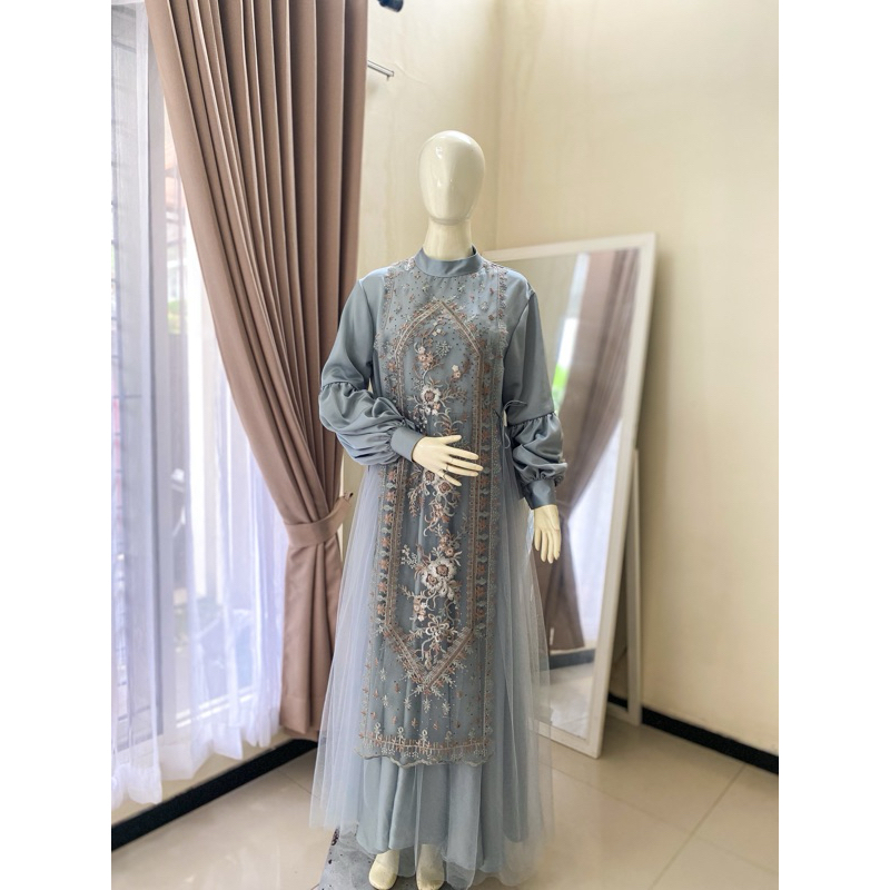 Jual GAUN LUNA / LUNA SET / COUPLE RAYA / BAJU LEBARAN / COUPLE LEBARAN ...