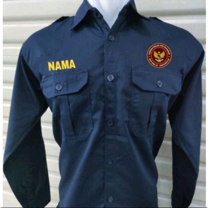 Jual BIG SIZE KEMEJA KEMHAN RI BAJU KEMHAN RI PDH KEMHAN RI SERAGAM ...