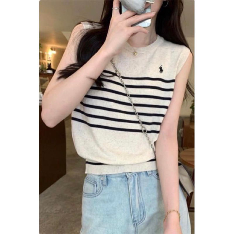 Jual Knit Salur Top - Korean Style | Shopee Indonesia