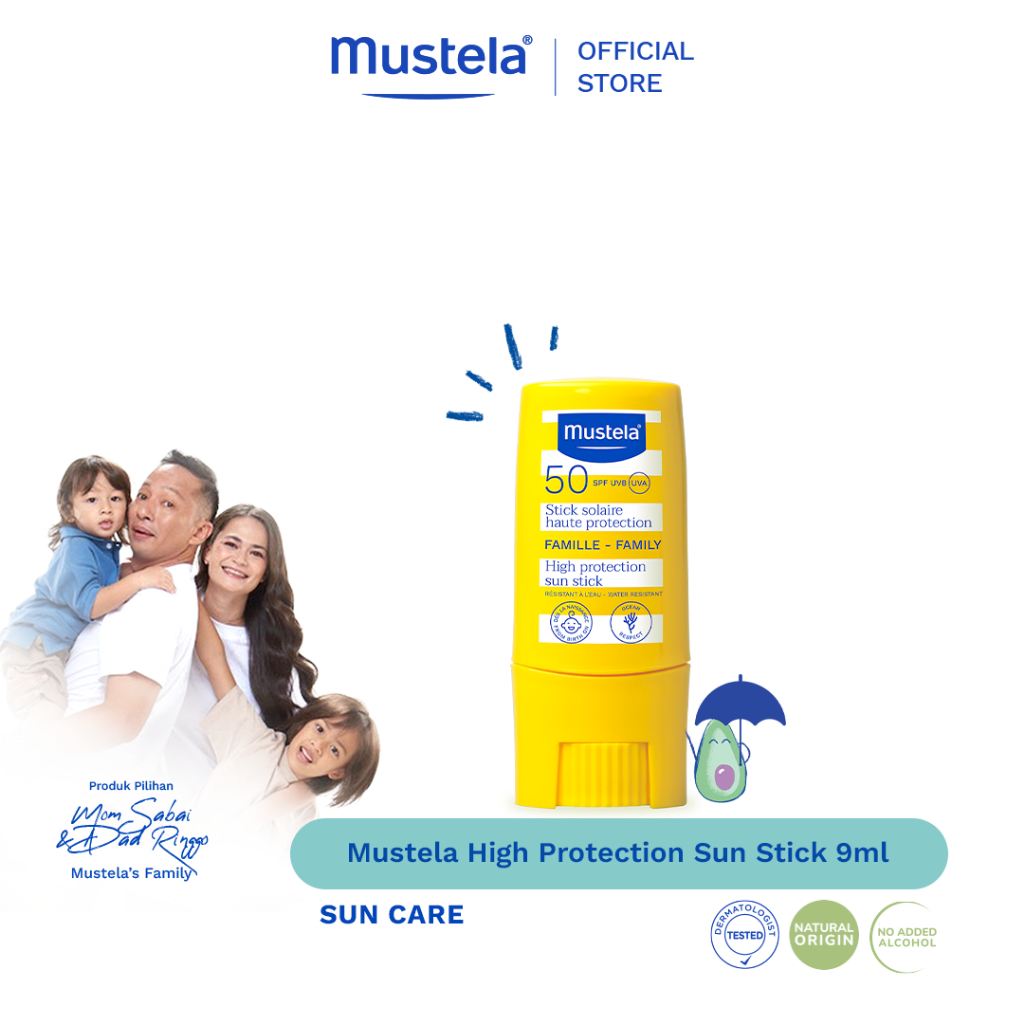 Jual MUSTELA HIGH PROTECTION SUN LOTION SPF 50+ 40 ML 100 ML SUNBLOCK ...