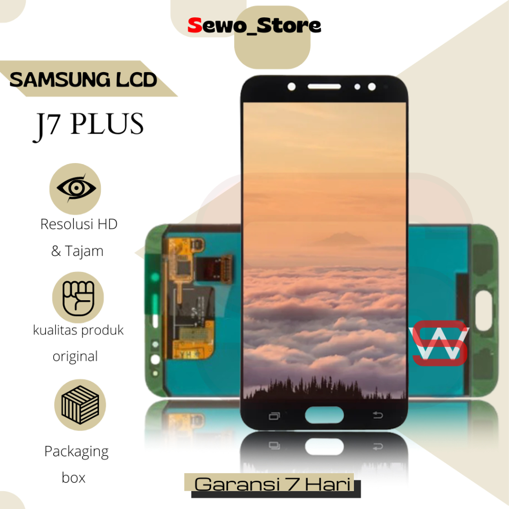 Jual LCD TOUCHSCREEN SAMSUNG GALAXY J7 PLUS C7 2018 C710 C7100 OLED ORIGINAL FULLSET LCD TS ...