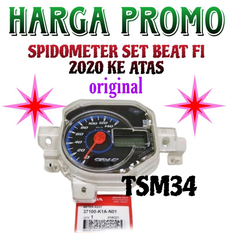 Jual Speedometer Kilometer beat LED KIA beat duluxe non iss beat new ...