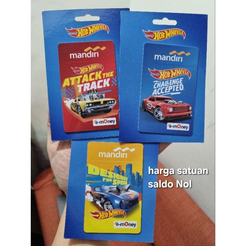 Jual Kartu Emoney E-Money mandiri edisi HotWheels | Shopee Indonesia