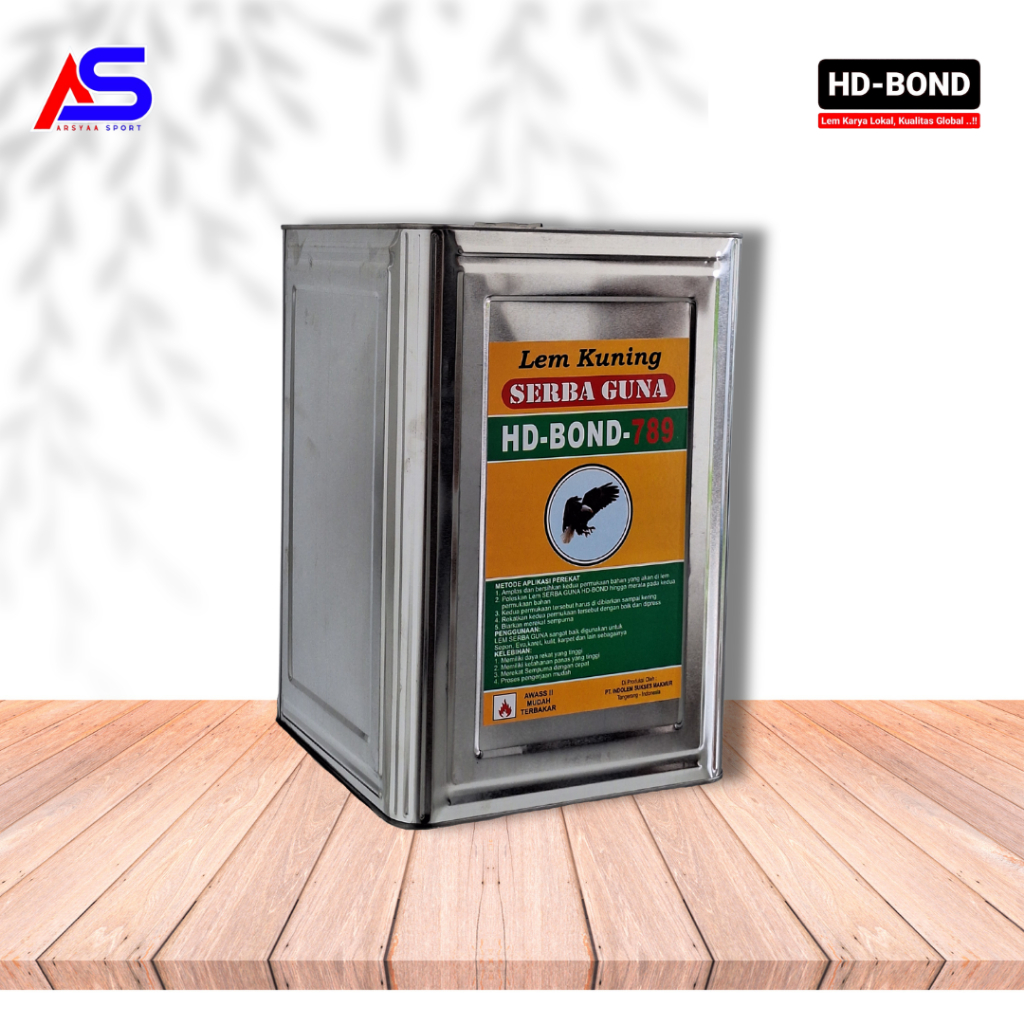 Jual LEM KUNING SERBAGUNA HD BOND 789 (13,50 KG) BLEK - Lem Tarik - Lem ...