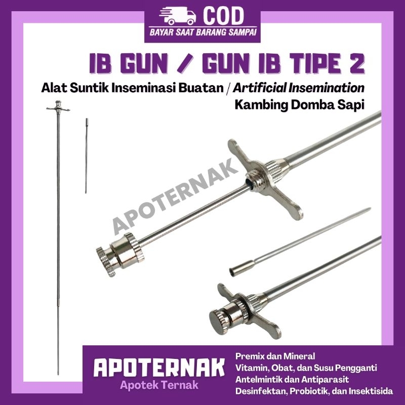 Jual IB GUN SAPI TIPE 2 - GUN IB SAPI - Alat Suntik Inseminasi Buatan ...
