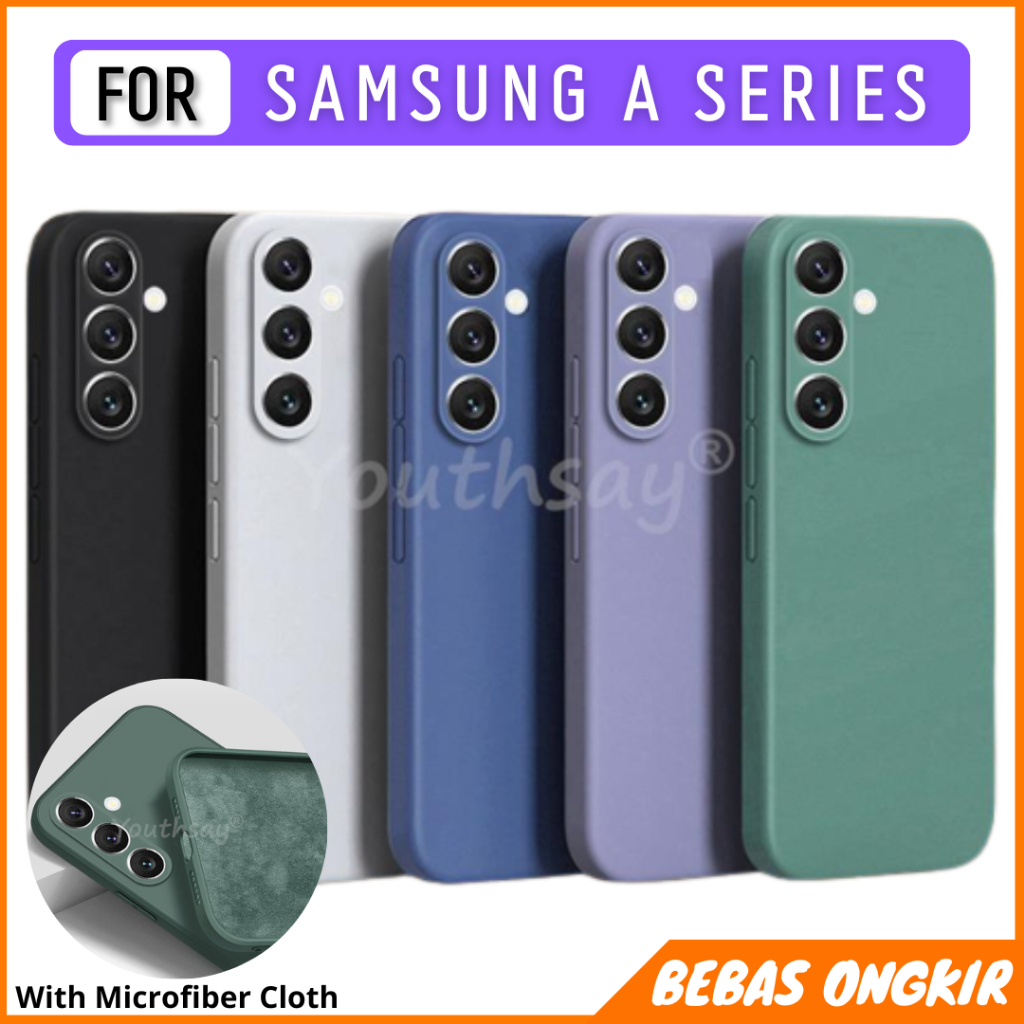 Jual Case Samsung Galaxy A14 A24 A34 A54 A74 5G A05s A15 5G A25 A35 A55 A50s M14 M34 M54 Liquid ...