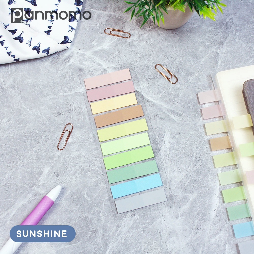 Jual Panmomo 10 Colorful Index Page Markers - Penanda Halaman | Shopee ...
