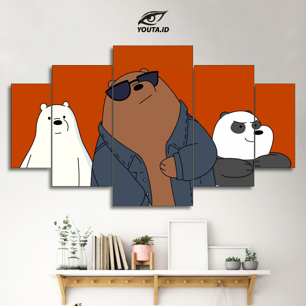 Jual YOUTA.ID HIASAN PAJANGAN DINDING WE BARE BEARS POSTER 1 SET WE ...