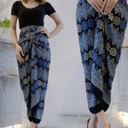 Jual Rok Lilit Batik Modern | Rok Lilit Batik Warna Pastel | Rok ...