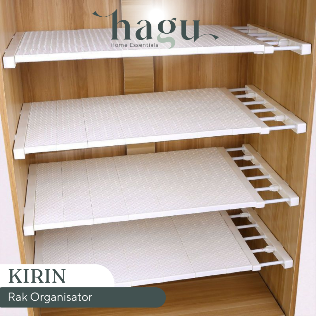 Jual HAGU - KIRIN Sekat Pemisah Lemari Dapur Adjustable Rak Devider ...