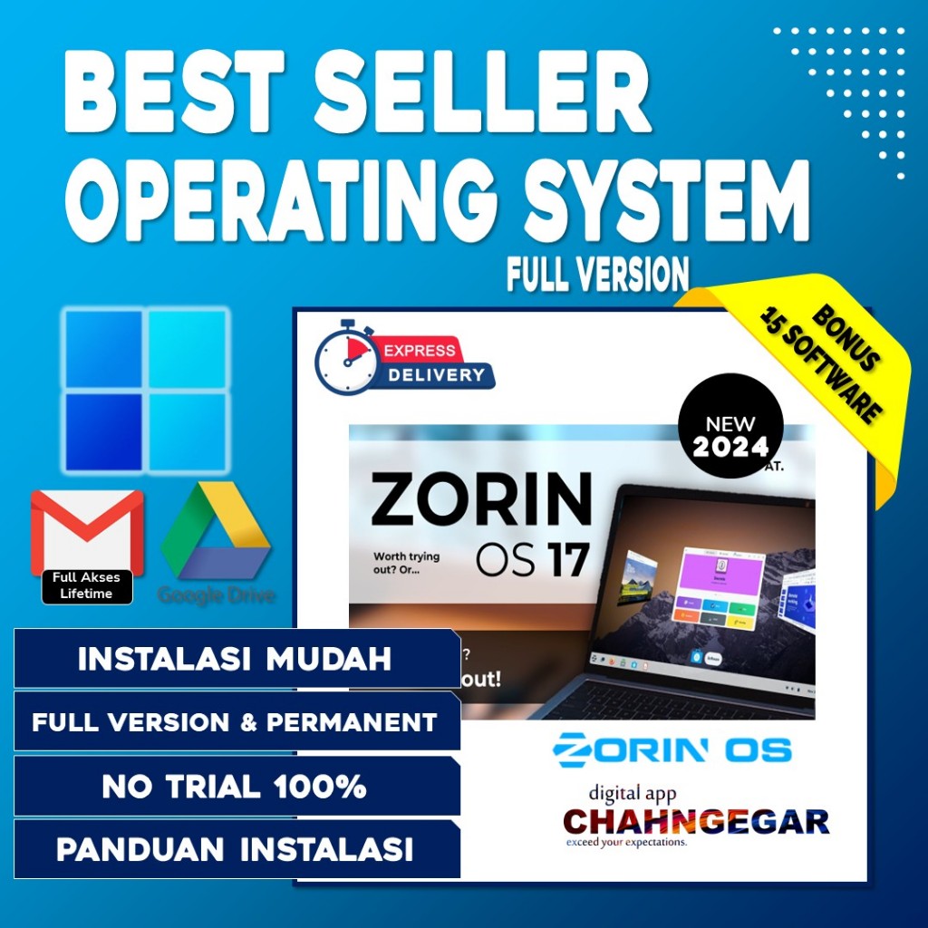 Jual ZORIN OS Pro 17.1 - Operating System Linux OS Install Ulang Laptop ...