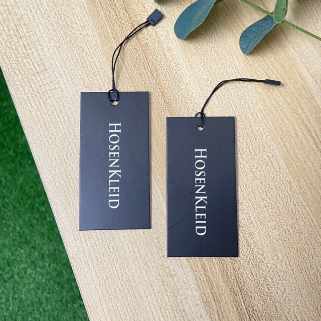 Jual (FREE DESIGN) Hangtags Custom Hangtag baju tebal Label baju ...