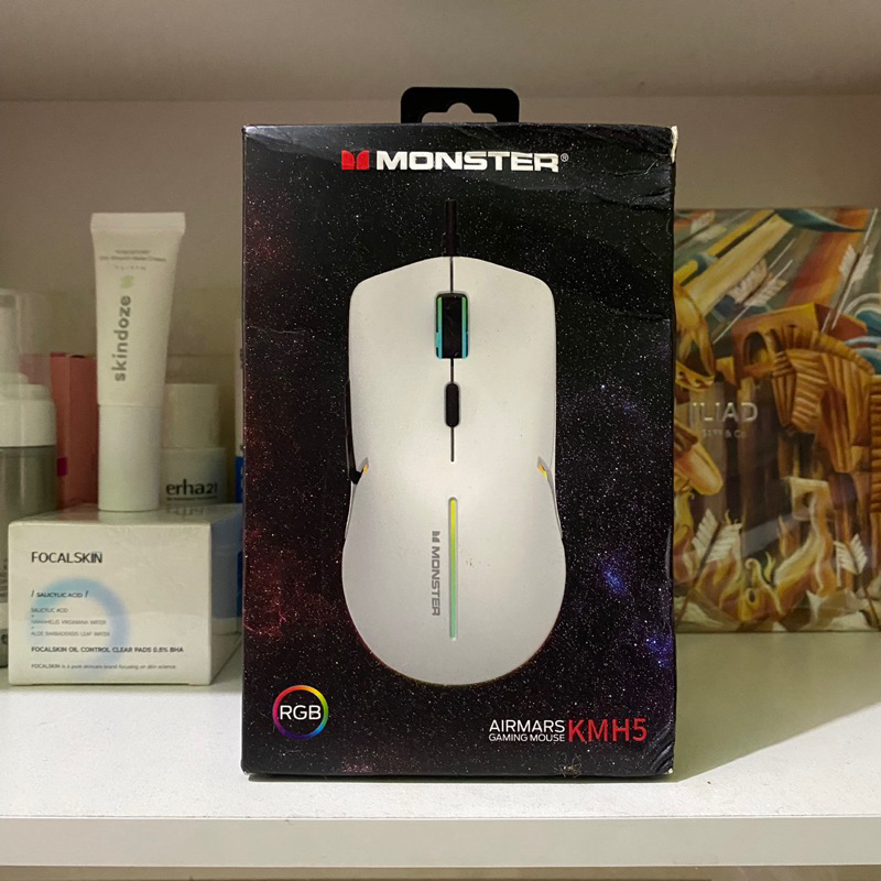 Jual Monster KMH5 Wired Kabel USB Mouse Gaming Optical Laptop Komputer ...