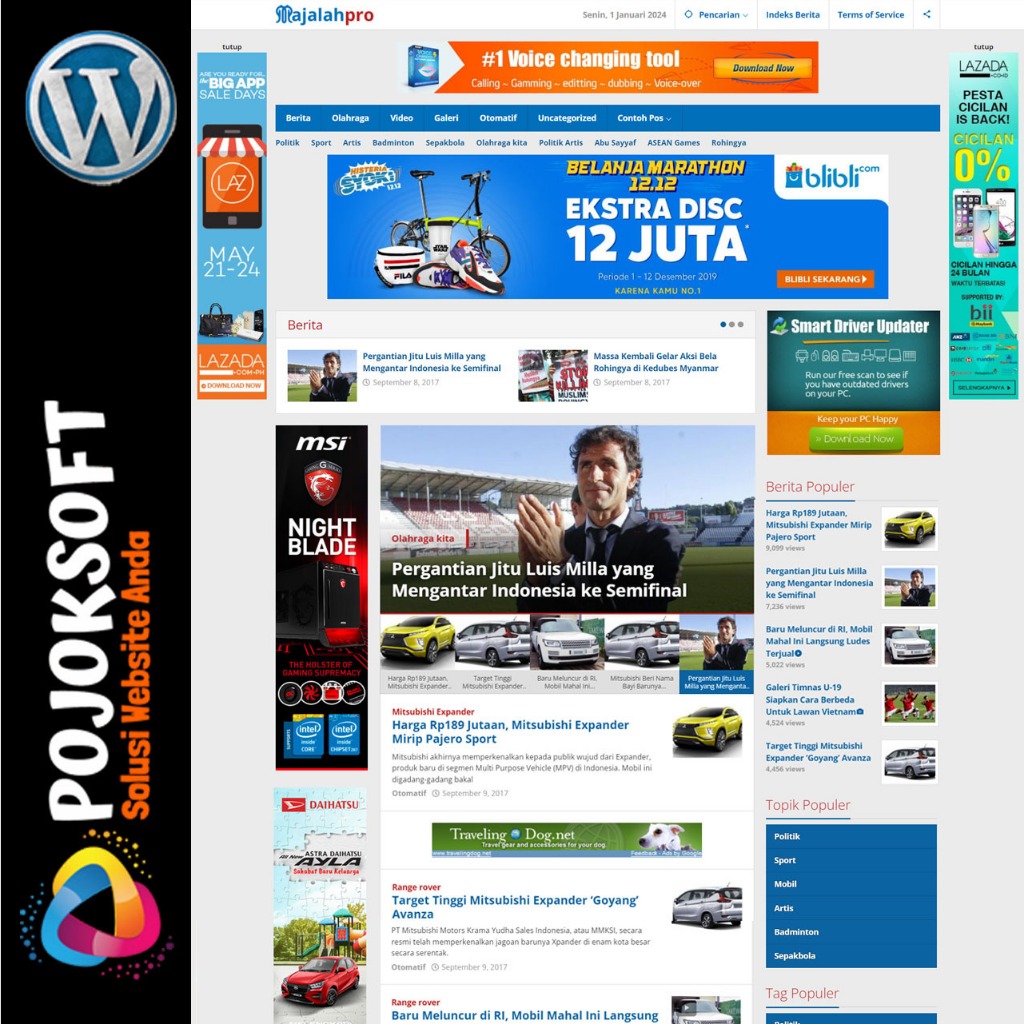 Jual MajalahPRO Theme WordPress Magazine, Berita Mirip Tribunnews - Lisensi Ori Lifetime by ...
