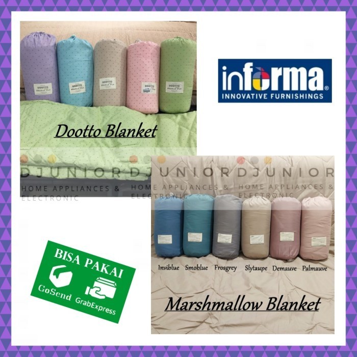Jual MURAH MERIAH INFORMA SELIMUT DOOTTO / DOTTO 150X200CM/ SINGLE BED ...