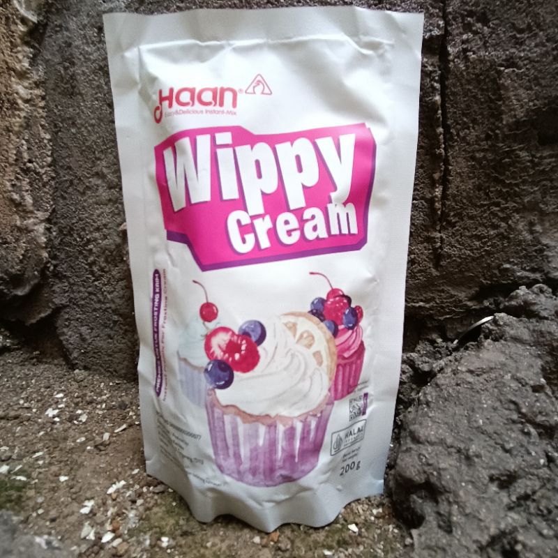 Jual Haan Wippy Cream Pouch 200gr / Whipping Cream Bubuk Instant ...