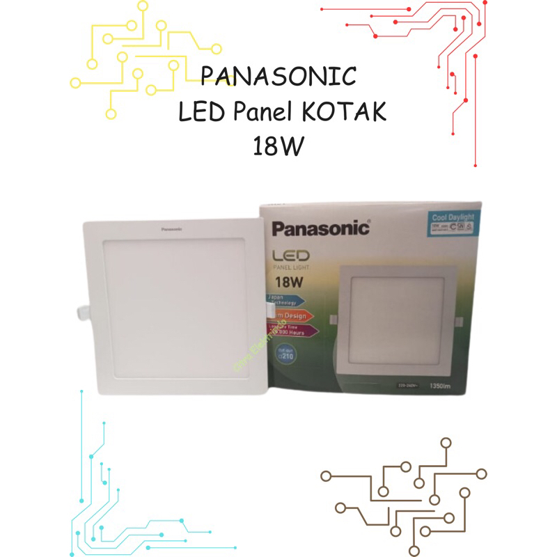 Jual Panasonic Lampu Downlight LED Kotak 18 W Inbow | Shopee Indonesia