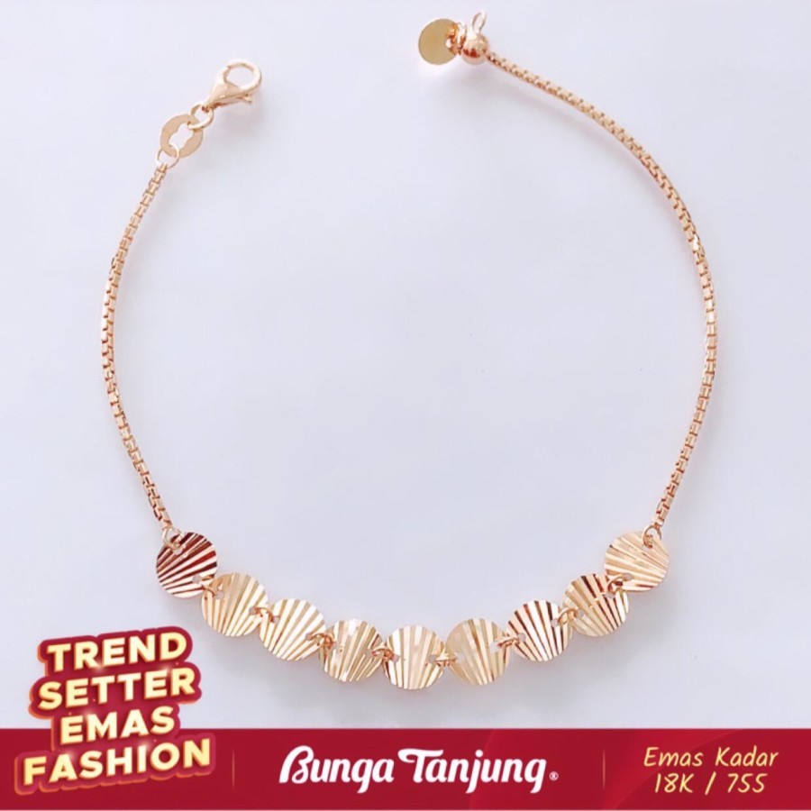 Jual GELANG LUNA A SERIES - HALA GOLD - EMAS 18K - BUNGA TANJUNG GOLD ...