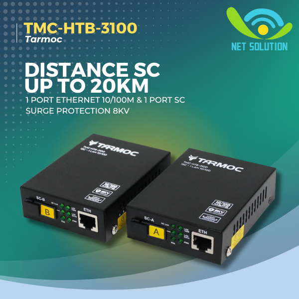 Jual Tarmoc TMC-HTB-3100 Netlink HTB3100 1FO 1Lan 10/100|Media ...
