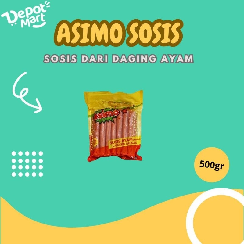 Jual Sosis Ayam / Chicken Sausage Asimo 1KG / 500g / Enak / Lezat ...