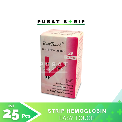 Jual Strip Easy Touch Hemoglobin isi 25 | Shopee Indonesia