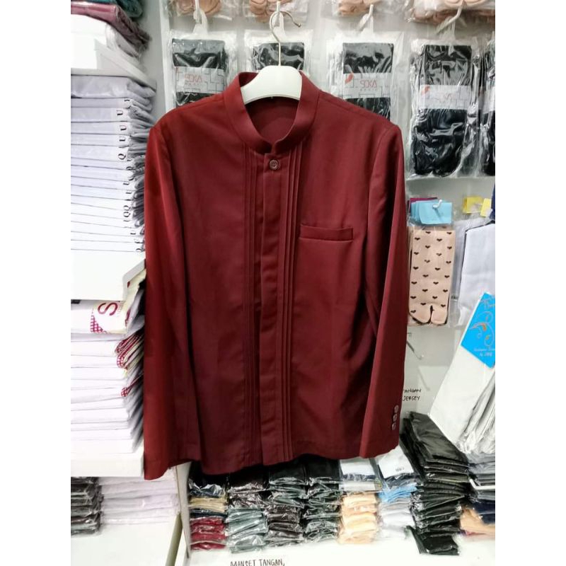 Jual BAJU MUSLIM JASKO JAS KOKO MQ FASHION OPNAISEL MQ FASHION MERAH ...