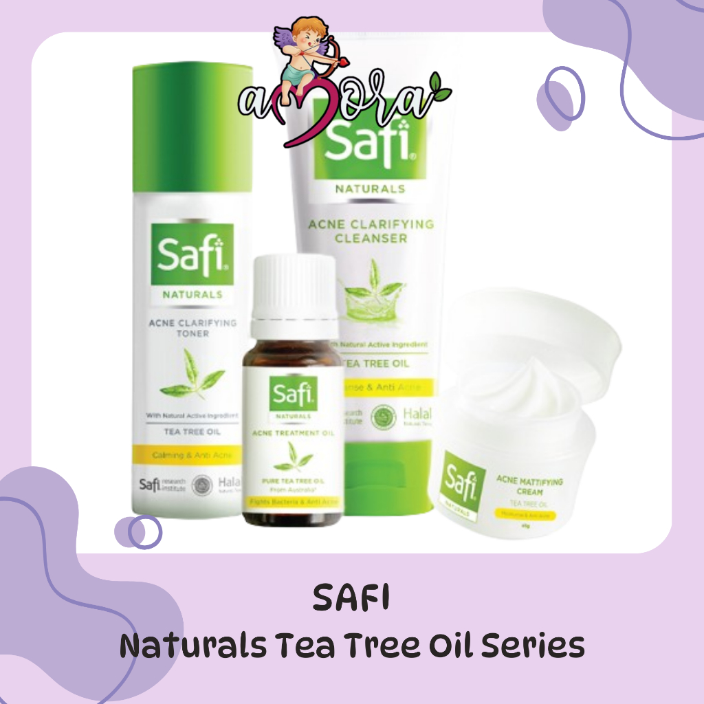 Jual Amora Cosmetics - Safi Naturals Tea Tree Oil Series | Shopee Indonesia