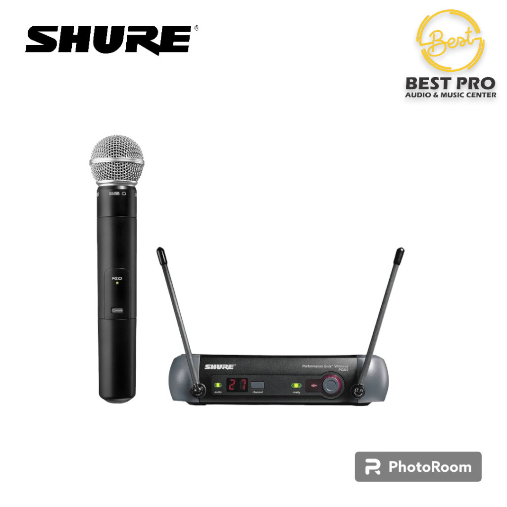 Jual MIC WIRELESS SHURE PGX 24A-SM58 ORIGINAL | Shopee Indonesia