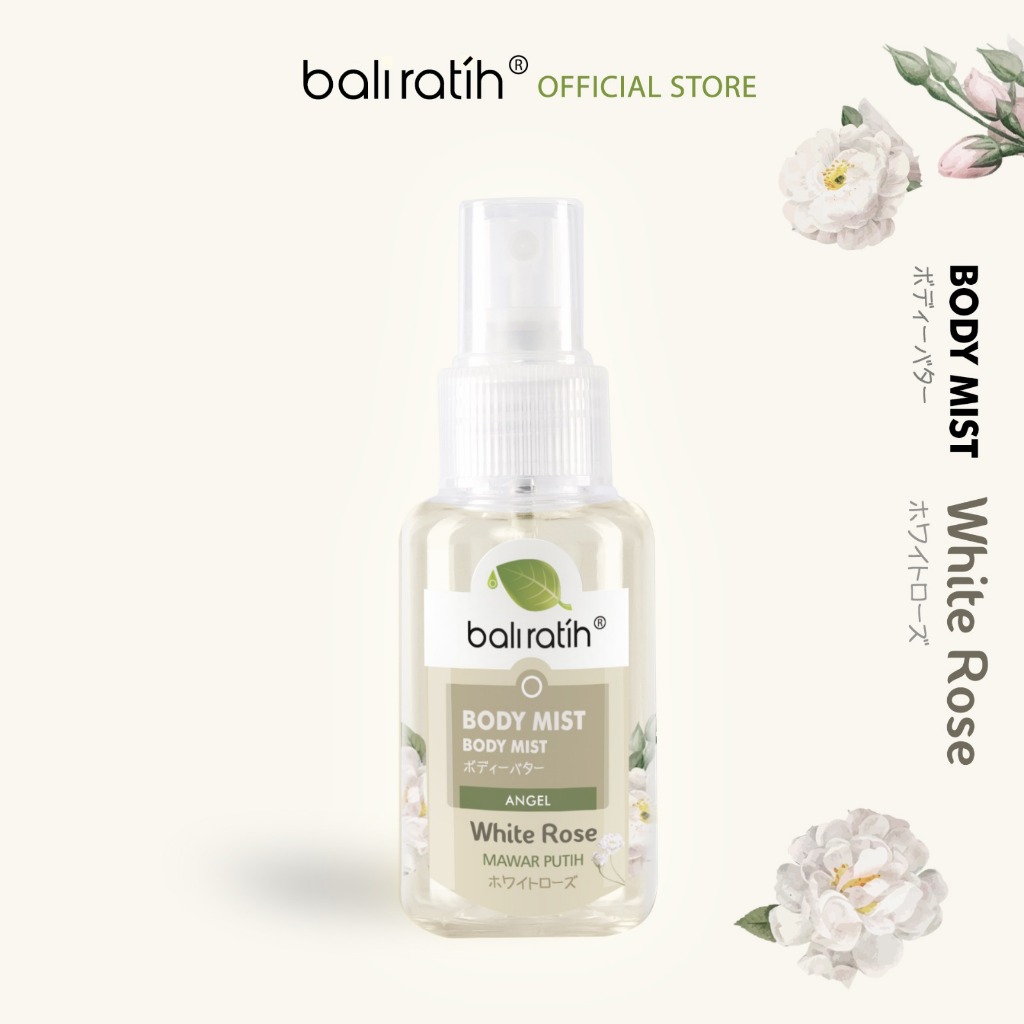 Jual Bali Ratih Body Mist Angel White Rose 70ml | Shopee Indonesia