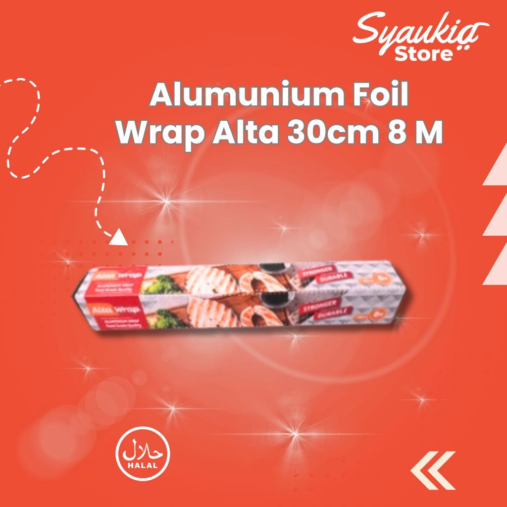 Jual Alumunium Foil Wrap Alta 30cm 8 M Wrapping Alumunium | Shopee ...