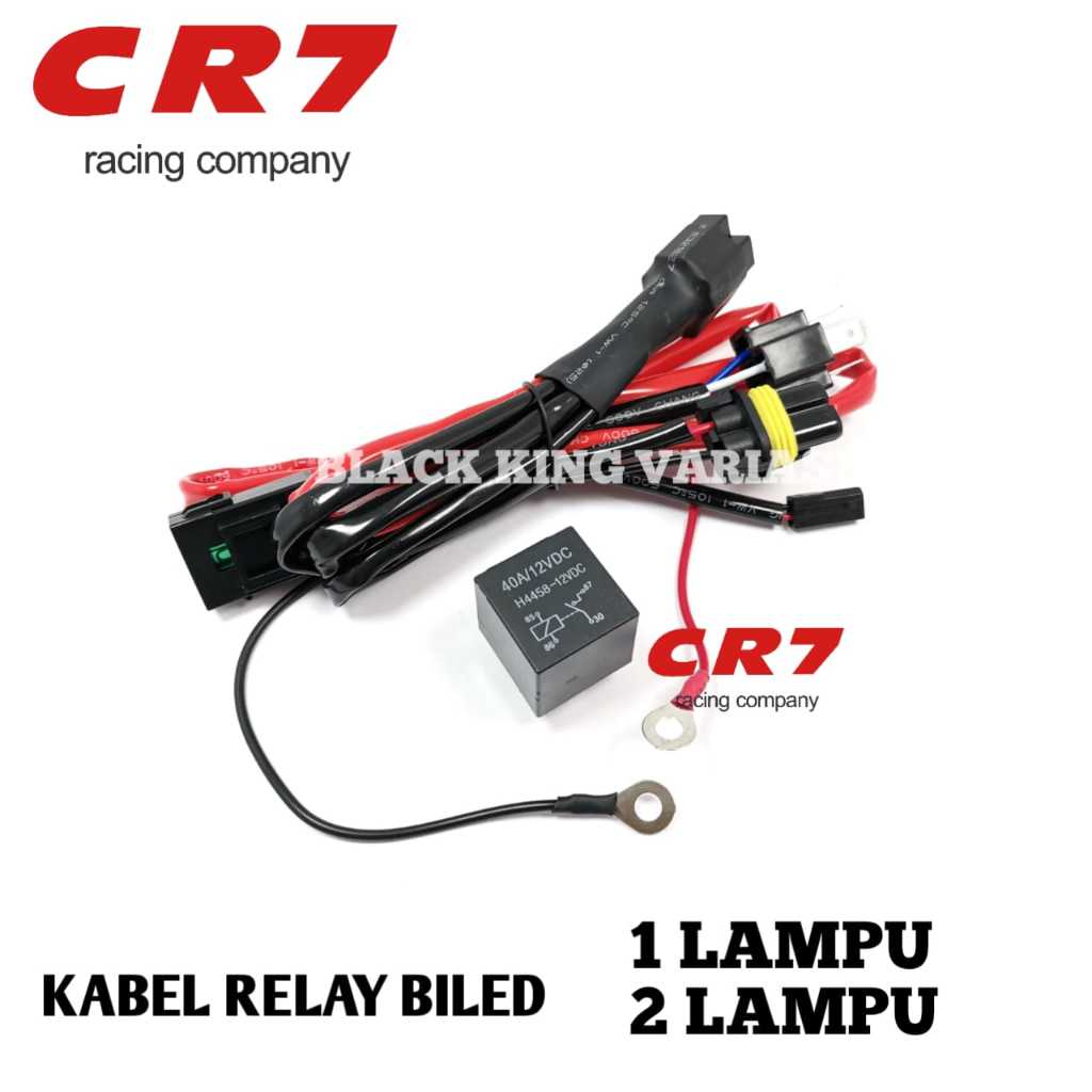 Jual Kabel Relay set Lampu HID Projie Projector Biled LED H4 Kabel ...