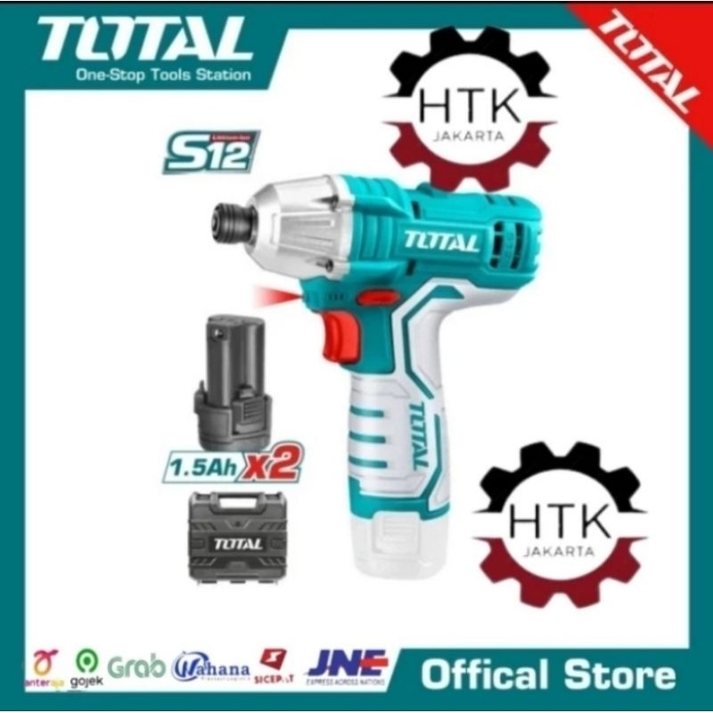 Jual Total Mesin Bor 2 baterai cordless drill Bor tangan bor dinding ...