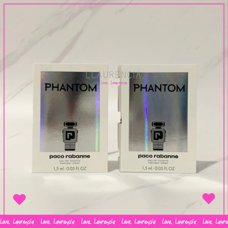 Jual Paco Rabanne Phantom Eau de Toilette / parfum perfume vial spray ...