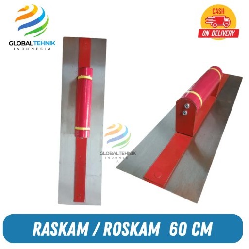 Jual RASKAM / ROSKAM JUMBO 60 CM PLAT BAJA KUAT GAGANG KAYU | Shopee ...