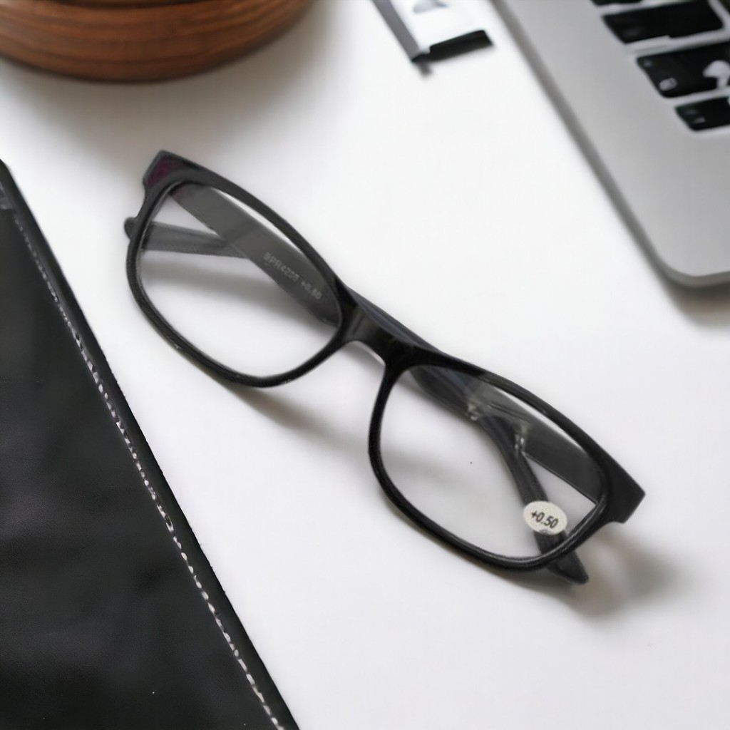 Jual Kacamata Baca Ukuran Plus Minus Warna Hitam KC4230 | Shopee Indonesia