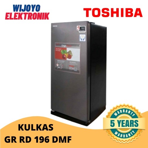 Jual (KHUSUS LUAR KOTA) Kulkas 1 Pintu TOSHIBA GR-RD 196 CC-DMF Lemari Es 1 Pintu | Shopee Indonesia