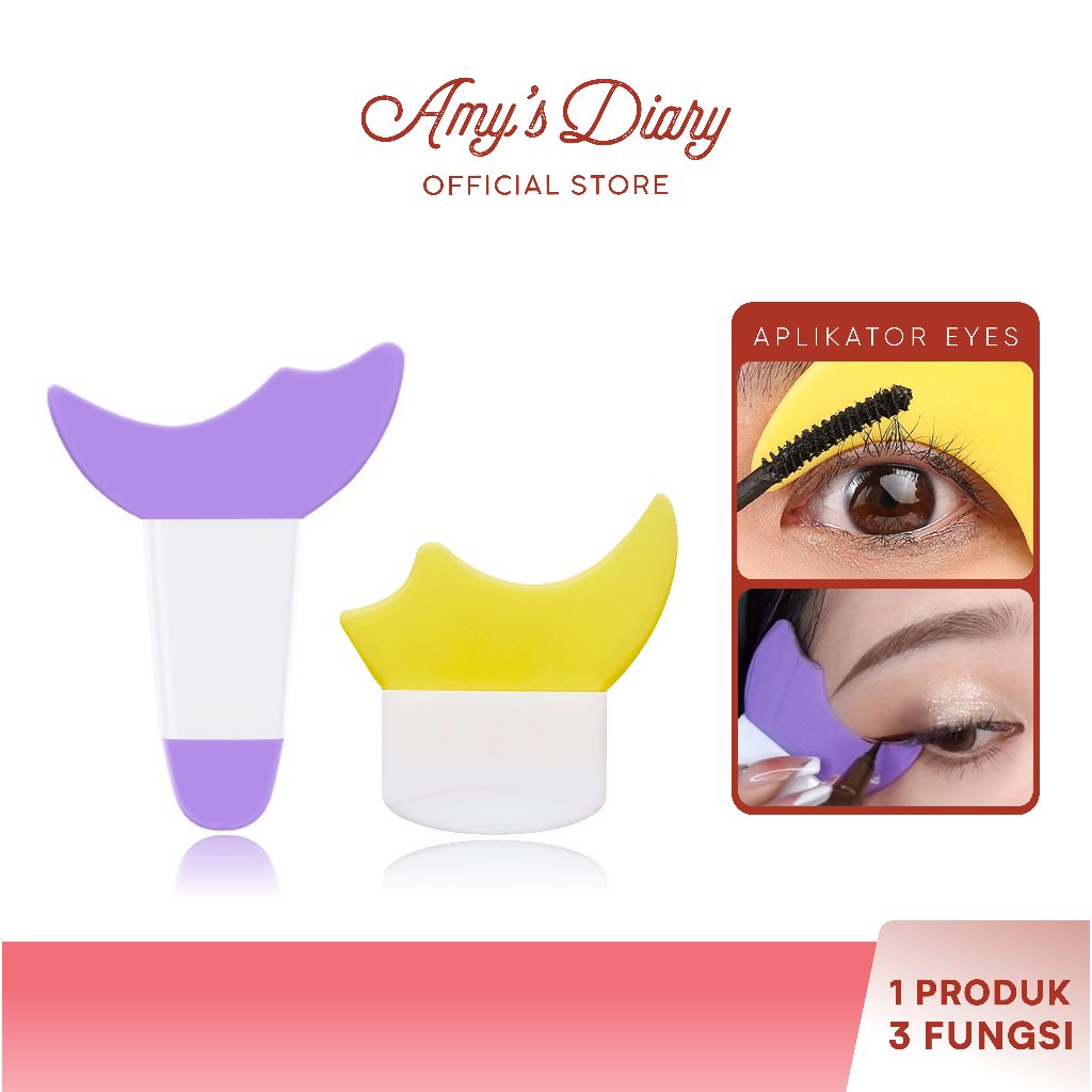 Jual AMY'S DIARYAlat Bantu Make Up 3 In 1 Aplikator Maskara Eyeliner ...