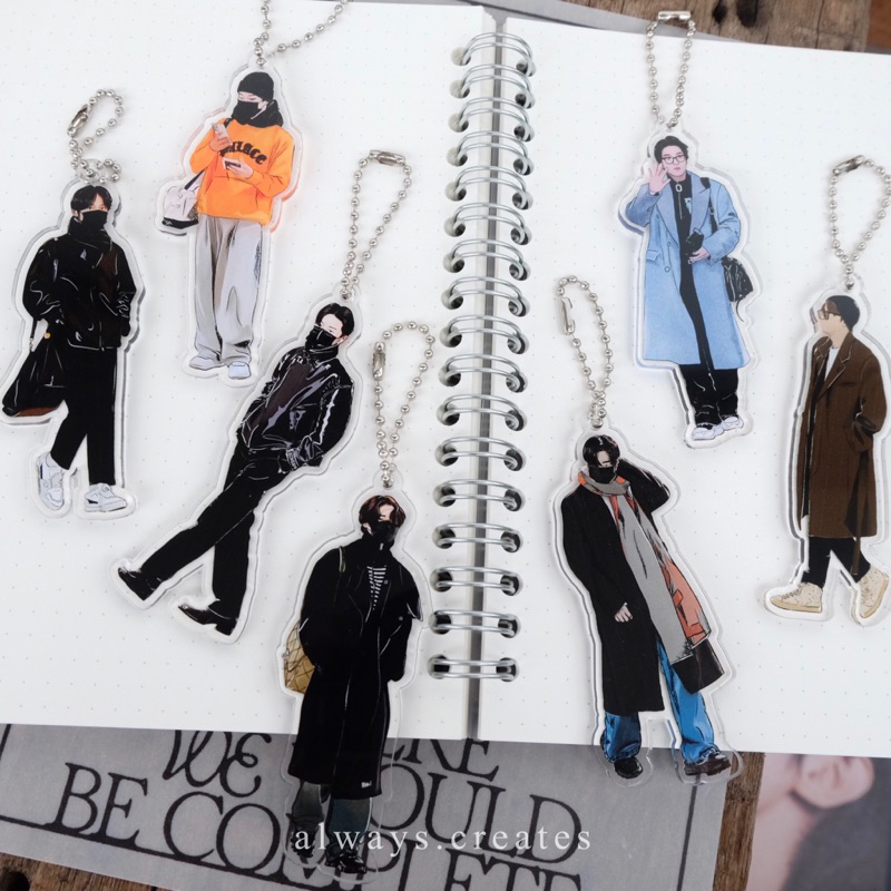 Jual [READY] WINTER version - Enhypen Keyring/ Keychain Fanmade ...