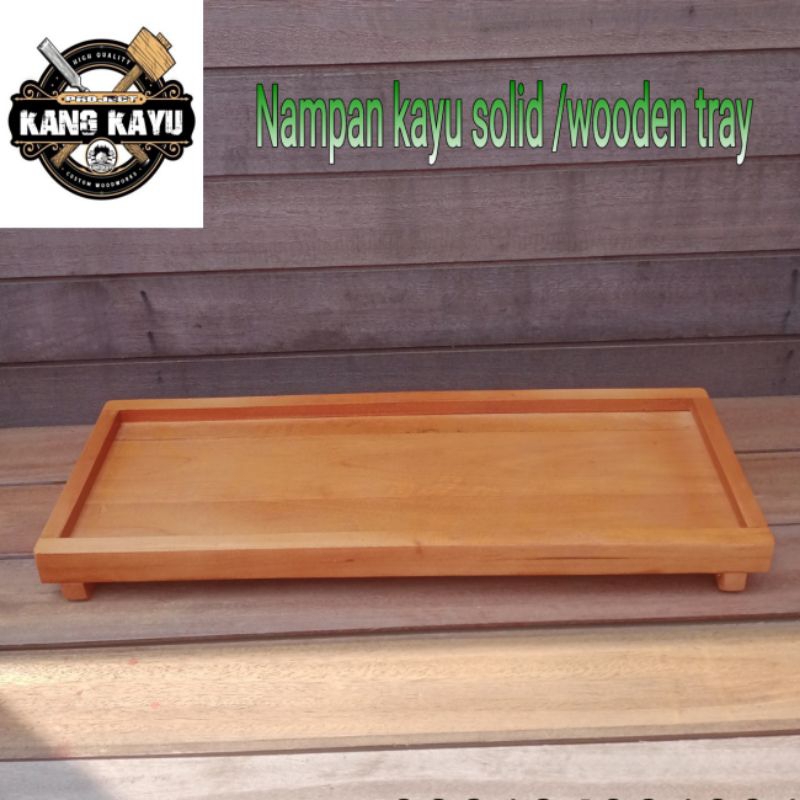 Jual nampan kayu kayu solid wooden tray kotak kayu multifungsi P20 ...