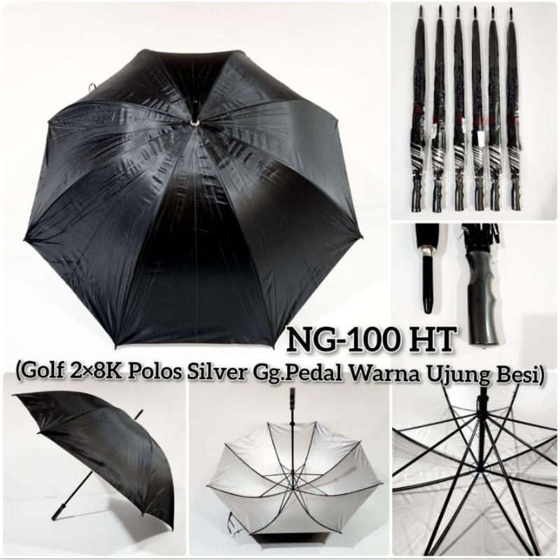 Jual PAYUNG BESAR JUMBO POLOS GOLF BESAR HITAM BIRU SILVER | Shopee ...