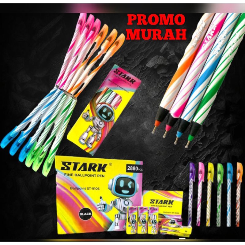 Jual PULPEN MURAH STARK ST-9106(ANTI LUNTUR DAN TINTA HITAM PEKAT ...