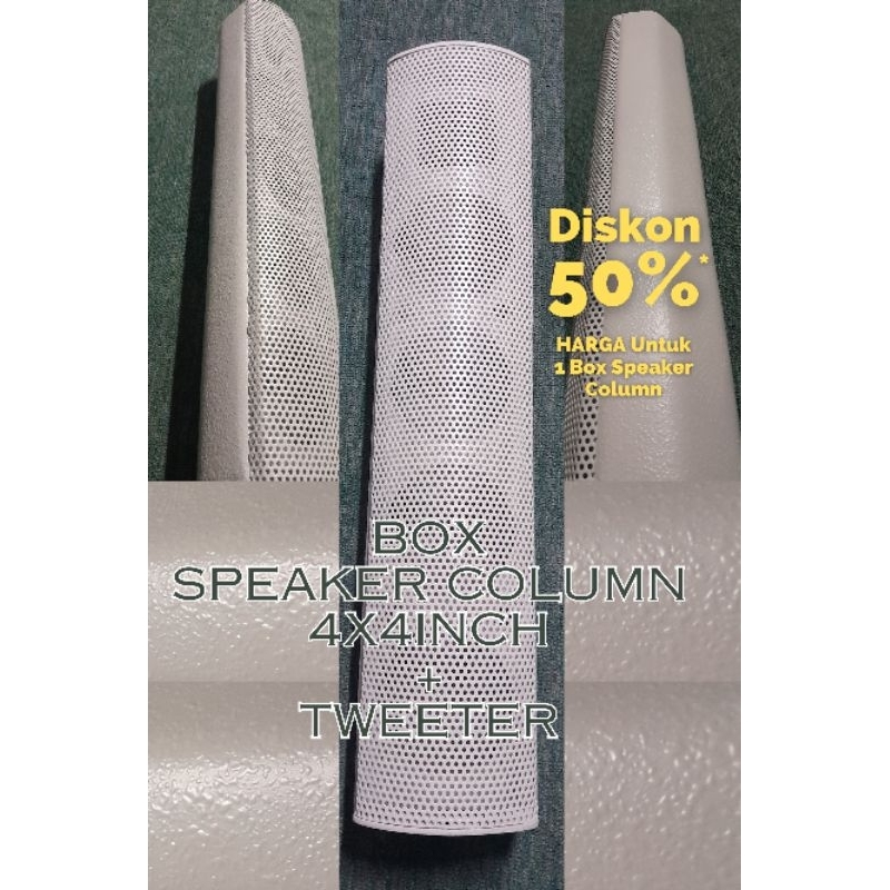 Jual speaker column pasif. column. 4inch. tweeter. audax. jic. speaker ...