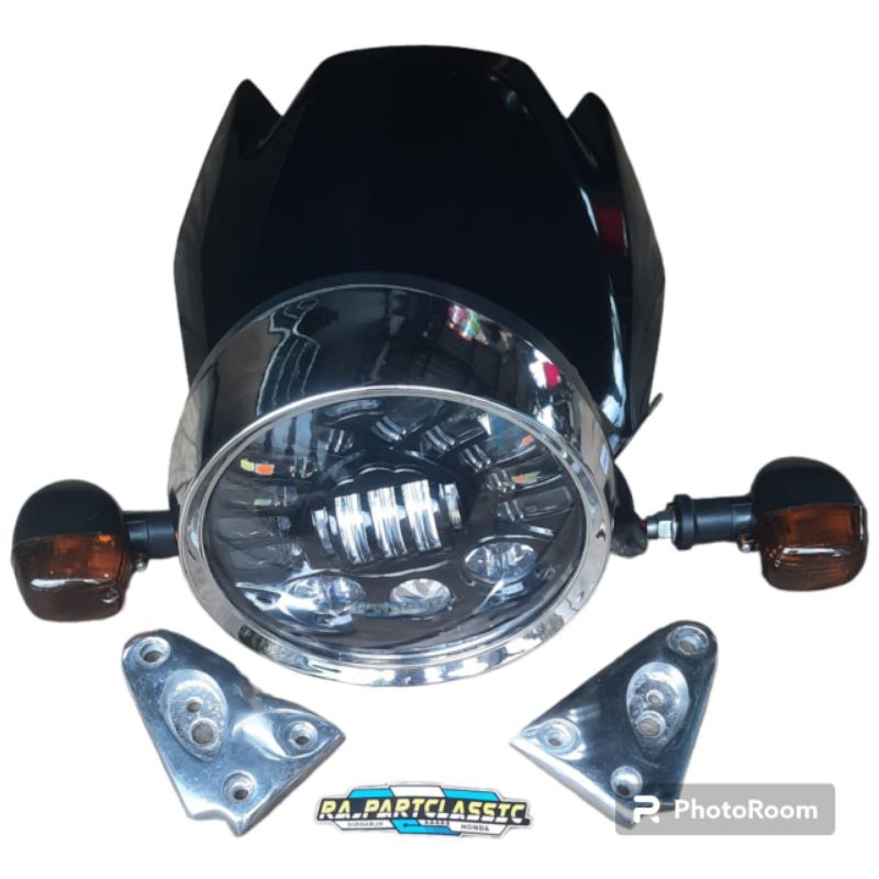 Jual Lampu Daymaker 7 inchi 19 LED Full Set Pnp Megapro Tiger | Shopee ...