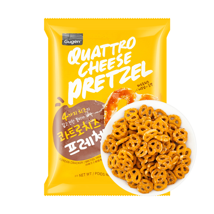 Jual Gugen Quattro Cheese Pretzel Snack Korea Dengan Rasa Cheese 150gr ...