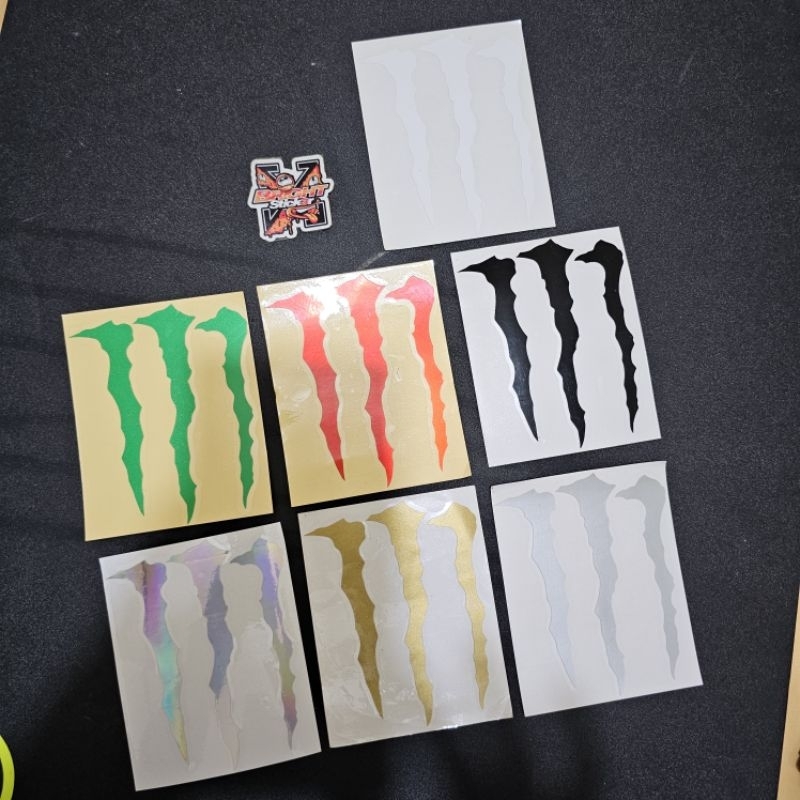 Jual Sticker Stiker Logo M Mons ter Cutting | Shopee Indonesia