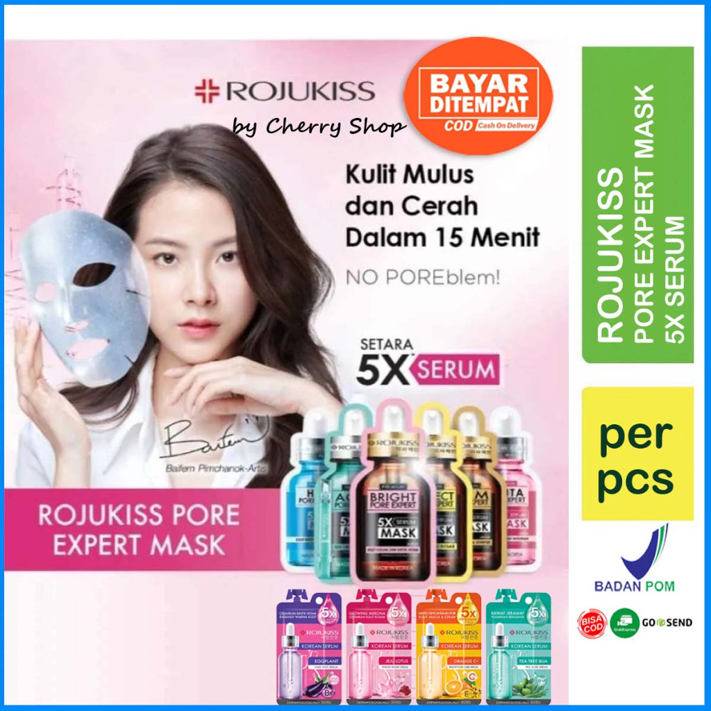 Jual [PREMIUM PORE MASK] ROJUKISS Premium Pore Expert Mask 25ML ...